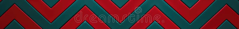 A Red and Green Chevron Pattern, AI Stock Illustration - Illustration ...