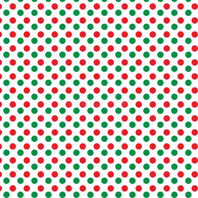 Red and Green Circle Seamless Patten and Background for Fabric, Paper ...