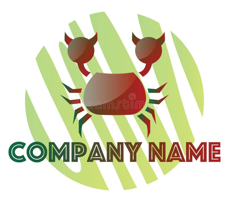 Green mud crab stock vector. Illustration of green, delicious - 82210395