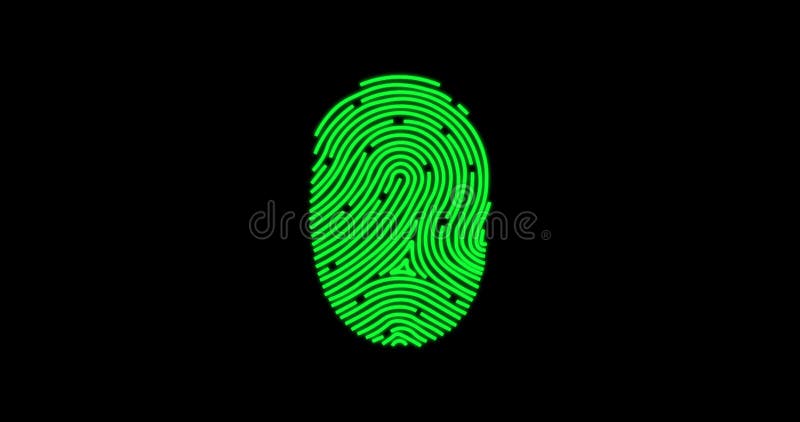 Red Fingerprint Black Stock Illustrations – 716 Red Fingerprint Black ...