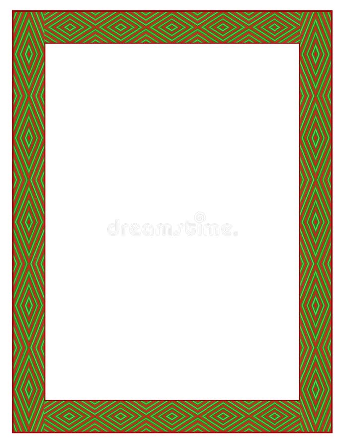 Red and Green Frame stock illustration. Illustration of frame - 166442046