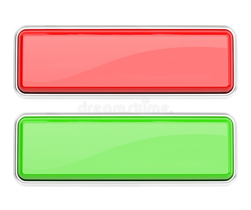 Red And Green Glass Buttons. Shiny Round 3d Web Icons Stock Vector ... Red And Green Glass Buttons. Shiny Round 3d Web Icons Stock Vector ...