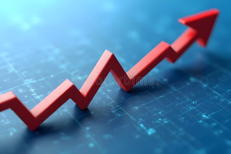 The Red and Green Graphs on the Screen Represent Investments Stock ...