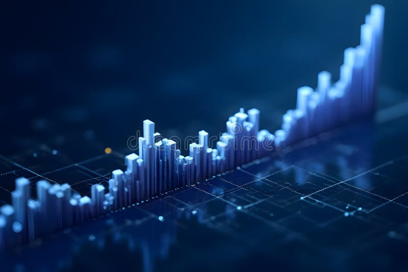 The Red and Green Graphs on the Screen Represent Investments Stock ...