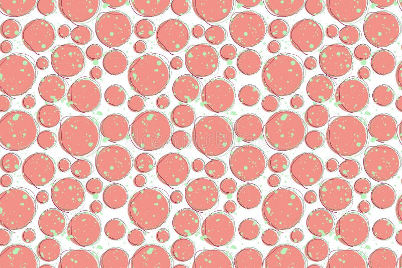 Red and Green Lined Circle on White Background Stock Vector ...