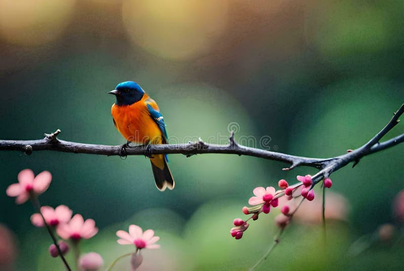 Red and Green Parrot Red and Yellow Macaw Red Headed Bee Eater Stock ...