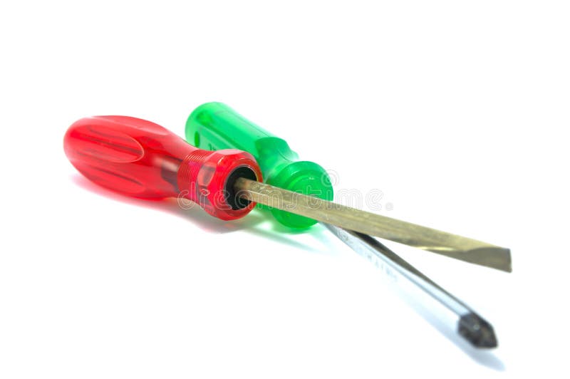 Philips Head Driver on a Pile of Screws Stock Photo - Image of macro ...