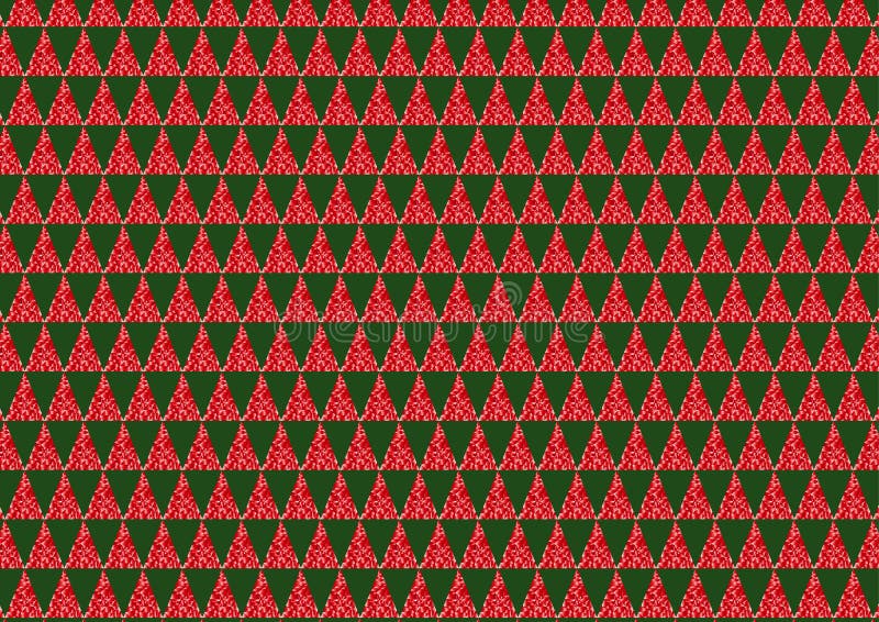 Red and Green Triangle Pattern Stock Vector - Illustration of dark ...