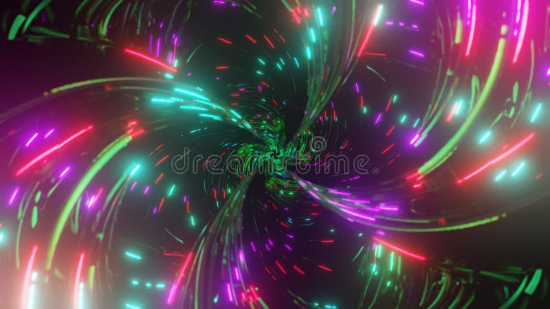 Red Green Trippy Pattern Animation Visual 3D Mandala Spiritual Pattern ...