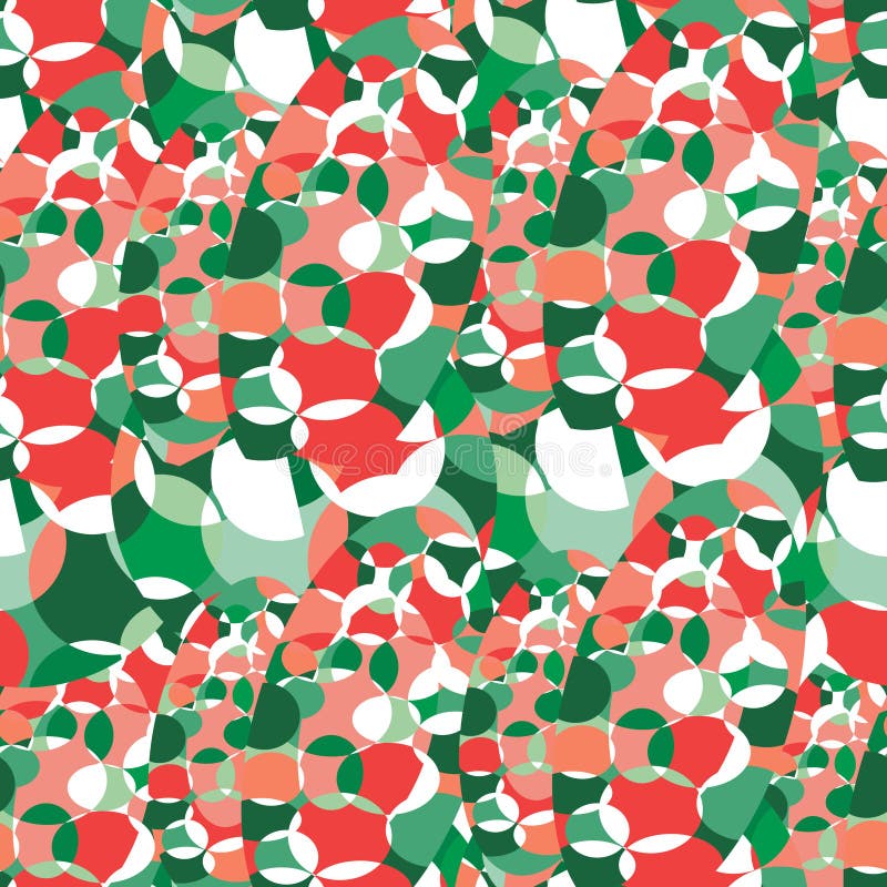 Red, Green and White Seamless Abstract Printable Pattern, Vector ...