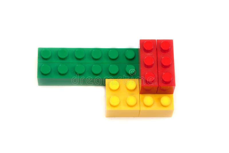Red, Green, Yellow Block of the Designer Stock Photo - Image of ...
