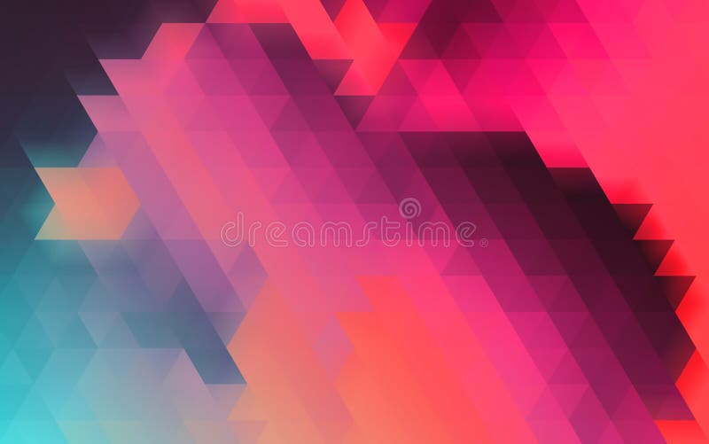 Red and Greenish Blue Color Triangle Blur Gradient Background Design ...