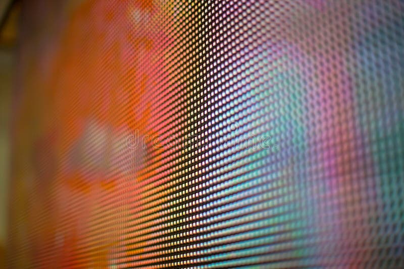 Red and Grey Colored LED Smd Screen Stock Photo - Image of illuminated ...