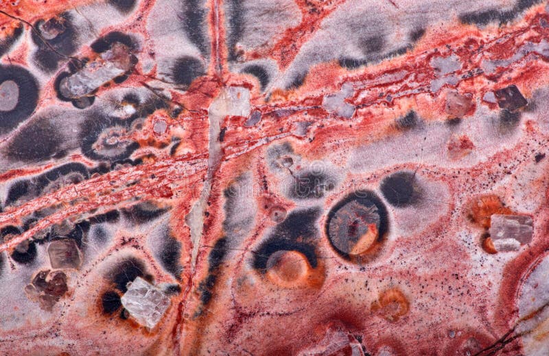 Red and Grey Rhyolite Texture Stock Image - Image of ornate, stone ...