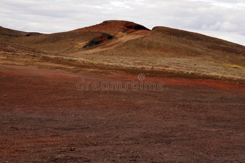Red ground stock photo. Image of icelandic, nordic, beautiful - 10460518