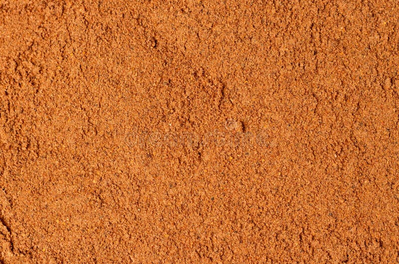 Red Ground Chili Pepper Close-up, Frame, Background, Copy Space Stock ...