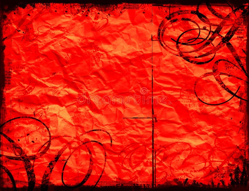 Red grunge banner design stock vector. Illustration of pattern - 4990287