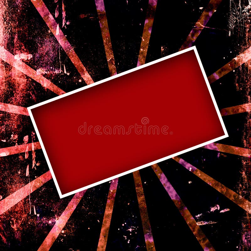 Red grunge banner design stock vector. Illustration of pattern - 4990287