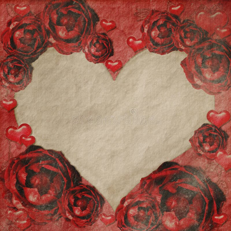 Grunge Roses Background ( 1 Of Set) Stock Photo - Image of copy, aroma ...
