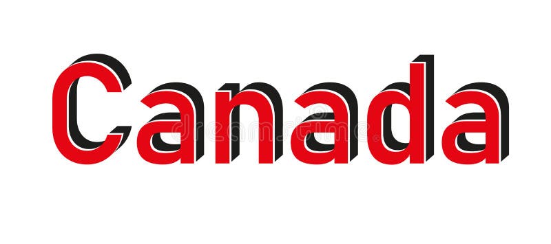 Red Grunge Rubber Stamp with the Text Made in Canada Written Inside the ...