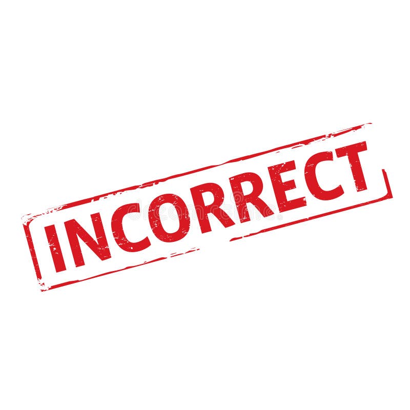 Incorrect Stamp Stock Illustrations – 672 Incorrect Stamp Stock ...
