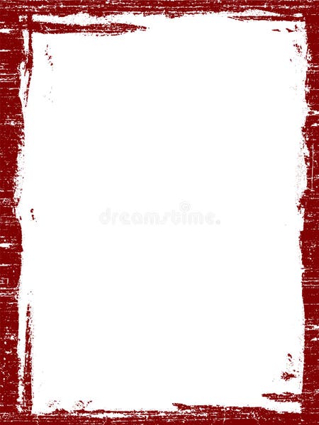 Red Grunged border stock vector. Illustration of spot - 3217525