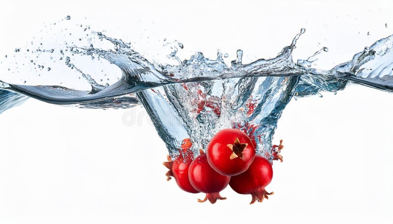 Water Splash Round Circle Isolate on White Background Stock Image ...