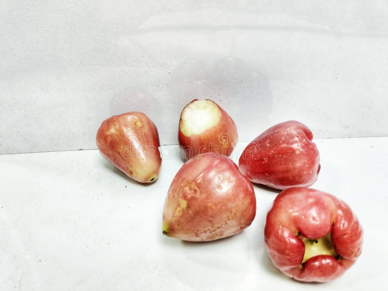 Red guava from Asia stock image. Image of bite, guava - 272023035