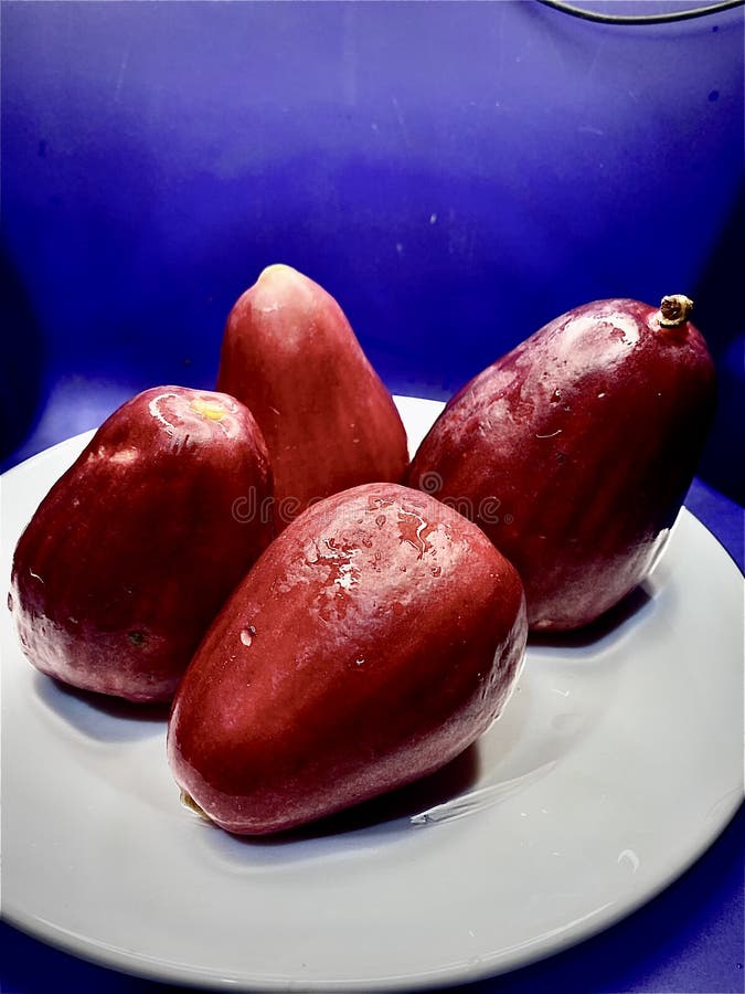 Red Guava Bol Exotic Fruit stock image. Image of rich - 265061641