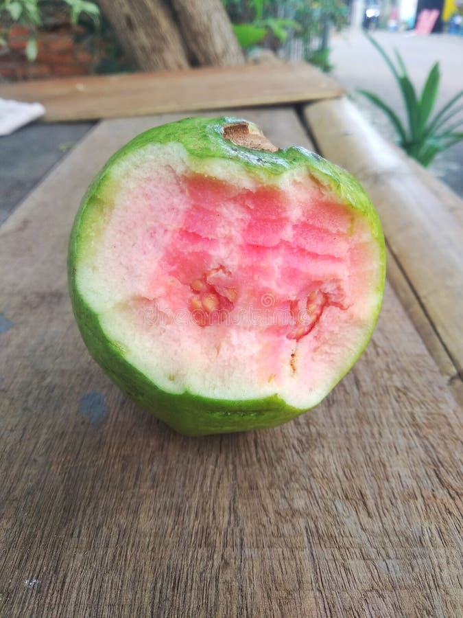 Red Guava Fruit that is Rich in Vitamins Stock Photo - Image of rich ...