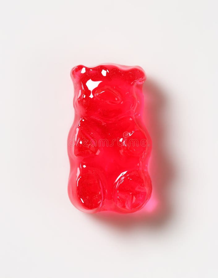 Red Gummy bear editorial stock photo. Image of gummi - 97397173