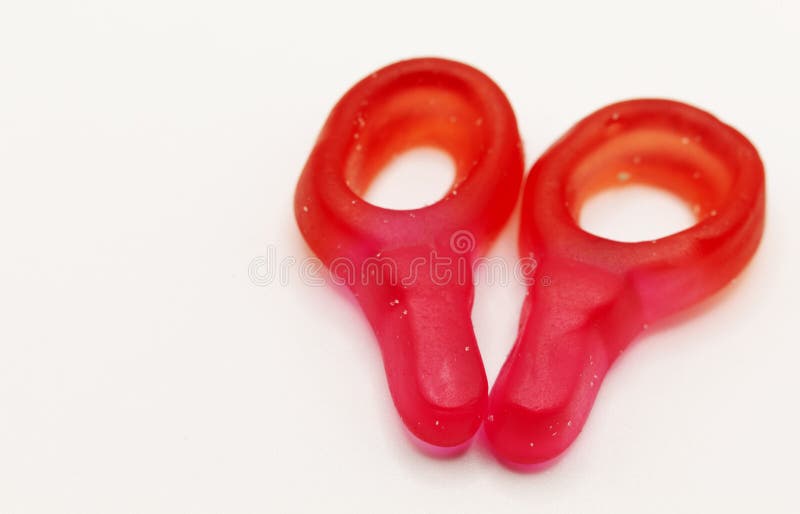 Red Gummy Ring Candy stock photo. Image of confection - 378049514