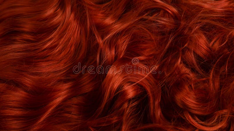 Red Hair Background. Curly Red Hair Stock Photo - Image of healthy ...