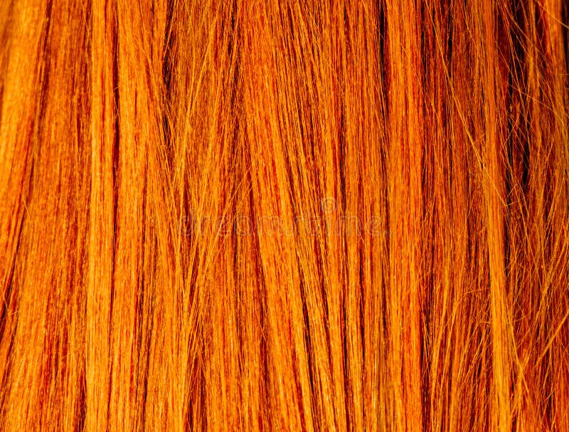 Red Hair Texture Macro stock image. Image of haircut - 62627383