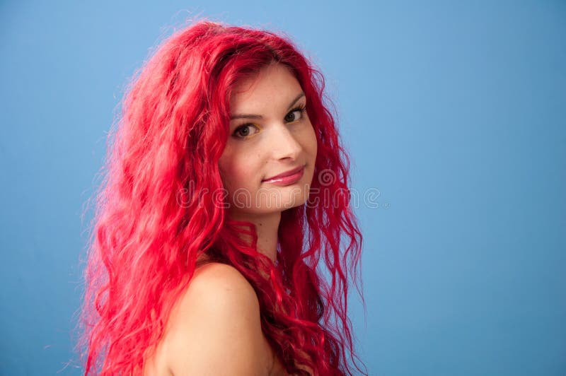 Red hair stock photo. Image of mountains, speed, competition - 34752200