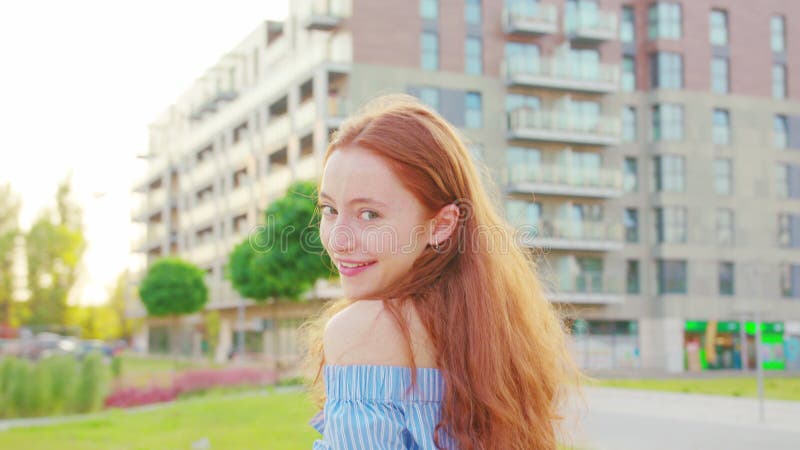 Red-haired Lady. Emotion stock image. Image of ginger - 153559781