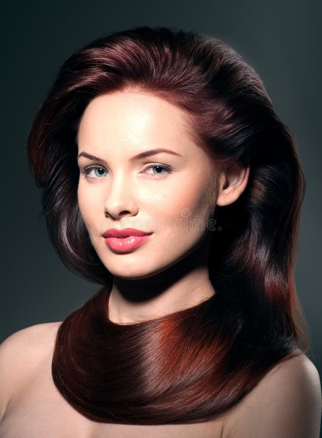 Woman with fancy hairstyle stock image. Image of fashion - 29856343