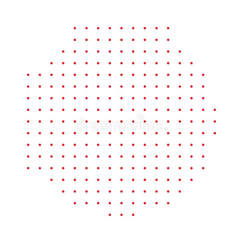 Red Halftone Background. Texture Background. Abstract Backdrop. Round ...