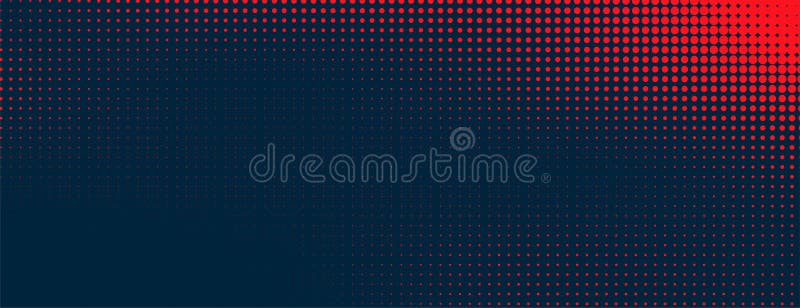 Red Halftone Pattern on Dark Background Stock Vector - Illustration of ...
