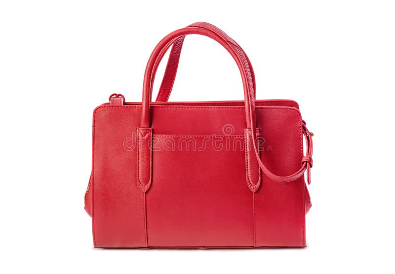 Red hand bag stock image. Image of packet, lock, elegance - 210540339
