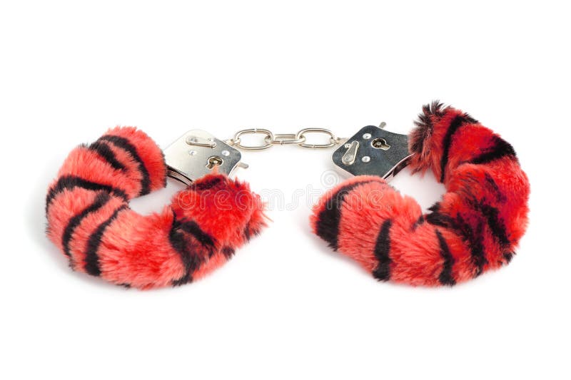 Red soft sexual handcuffs stock image. Image of sexual - 18782241