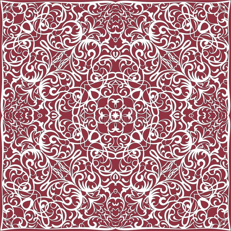 Red Handkerchief Pattern Stock Illustrations – 961 Red Handkerchief ...
