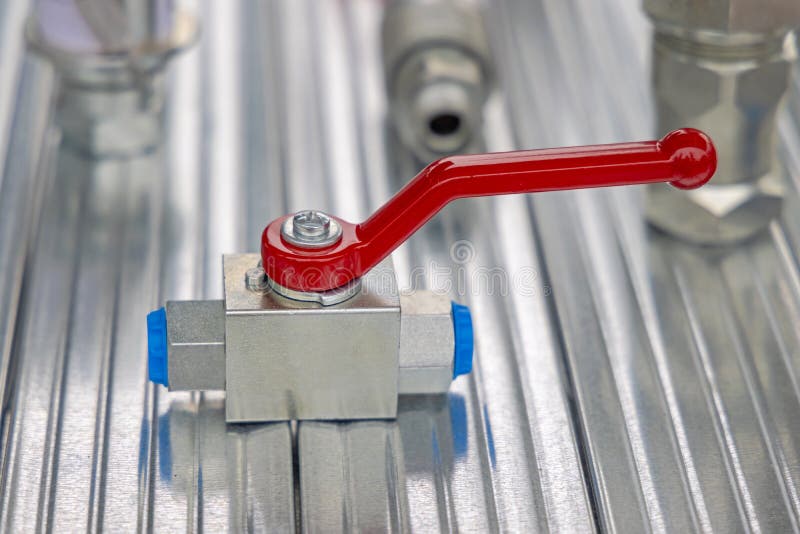 Valve Handle stock image. Image of pressure, industrial - 231390091