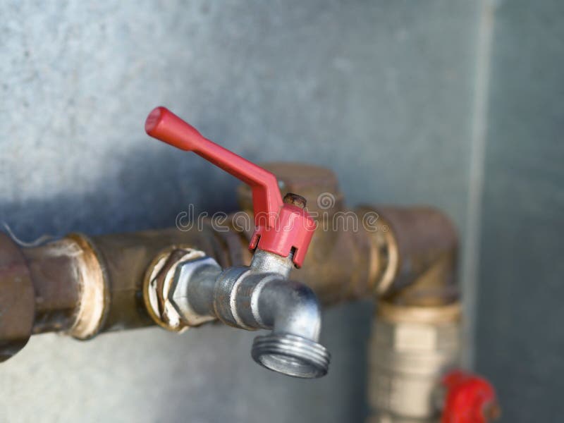 Regulator of Water Channels in a Lake Stock Photo - Image of controler ...