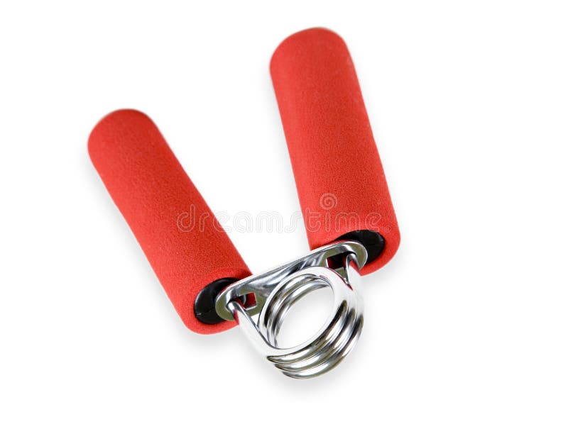 Red Handled Hand Grip for Warm-up Stock Photo - Image of tunnel ...