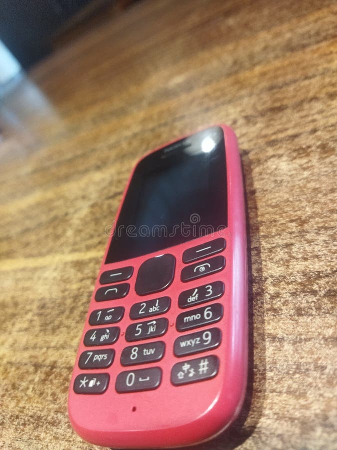 Red handphone nokia stock image. Image of nokia, collection - 275381869