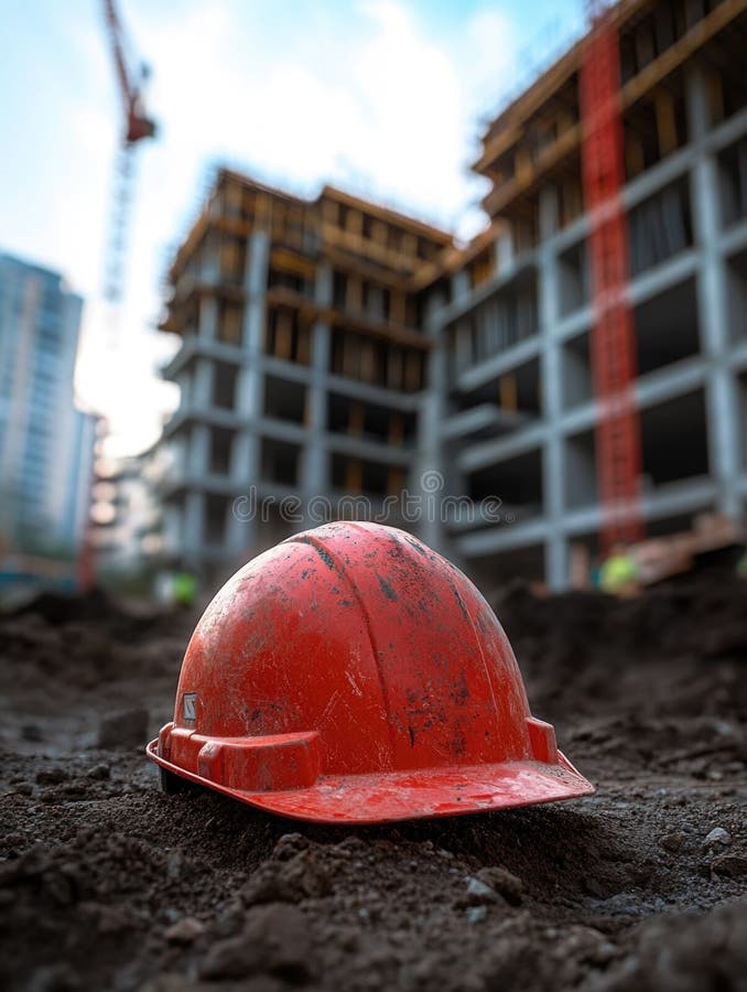 Red Hard Hat Dirt Pile Stock Photos - Free & Royalty-Free Stock Photos ...