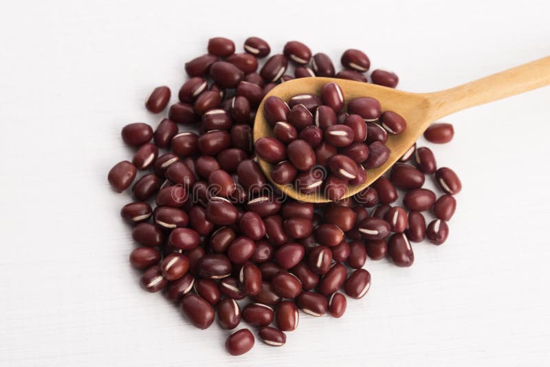 Red haricot beans (Adzuki) stock photo. Image of background - 55946776