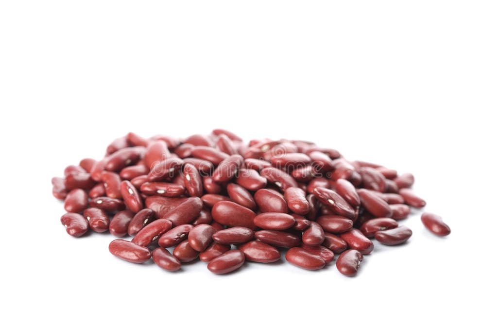 Red haricot beans isolated stock image. Image of backdrop - 9139975