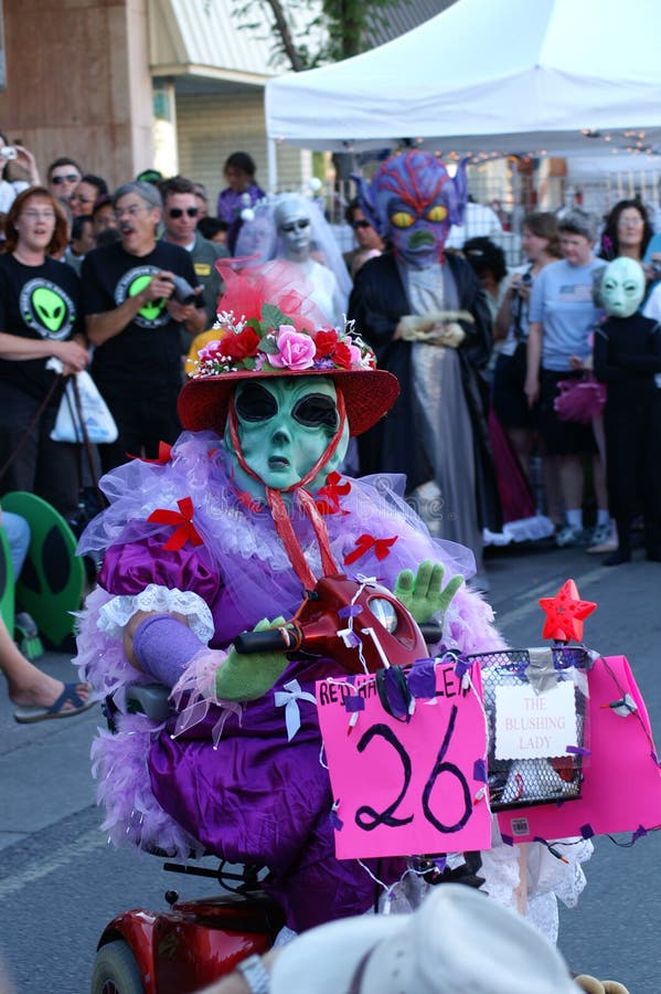 Red Hat Alien editorial stock image. Image of costume - 4214309
